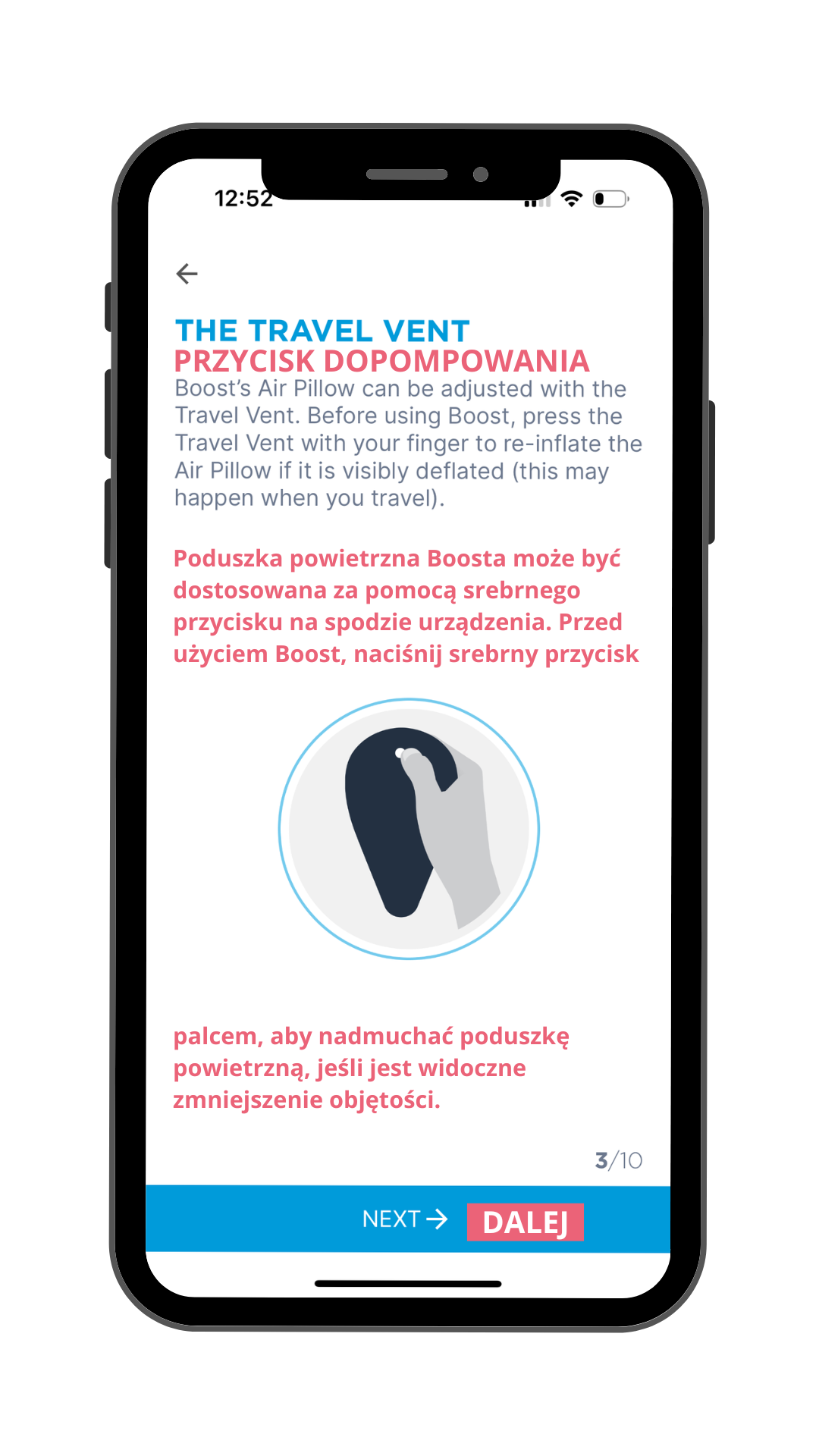 Boost - Instrukcja obsługi - język polski – PelviCoach